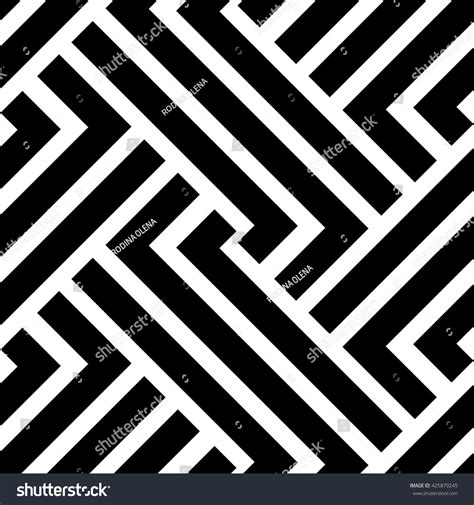 Geometric Pattern Stripes Seamless Vector Background Stock Vector