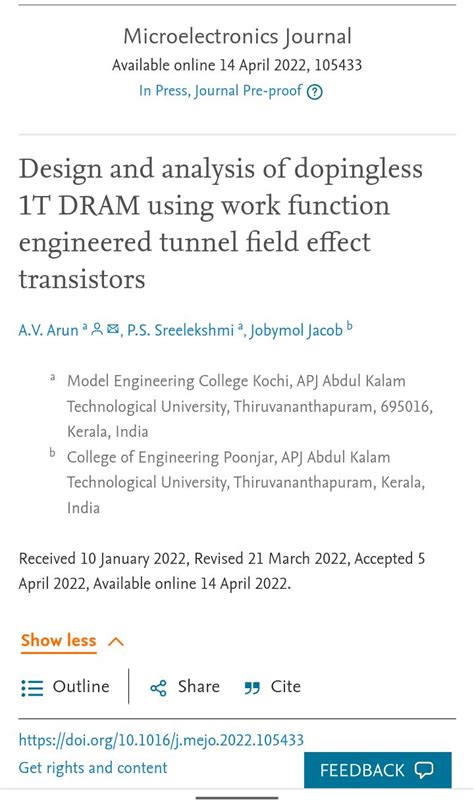 Arun Av On Linkedin Vlsi Phd Design