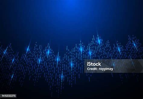 Big Data Visualization Abstract Technology Innovation Communication Concept Digital Blue Design