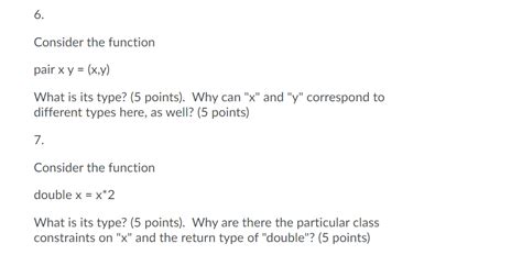 Solved 6 Consider The Function Pair X Y X Y What Is Its Chegg Com