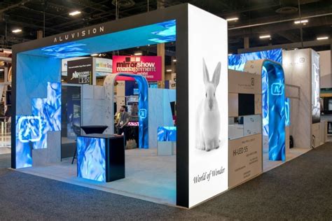 Trade Show Booth Design Ideas LED Tiles Display And Panels