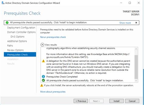 Active Directory Domain Services Installation And Configuration Itechguides