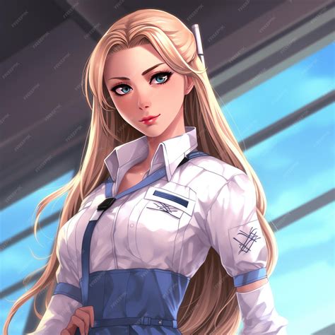Premium Photo Sexy Anime Nurse In A Sexy Outfit