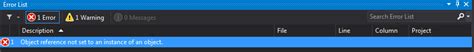 Vb Net Why Am I Getting Object Reference Not Set To An Instance Of An Object But No Line