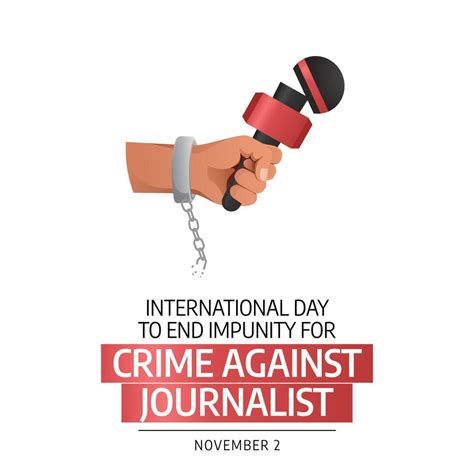 International Day to End Impunity for Crimes against Journalists design template good for ...
