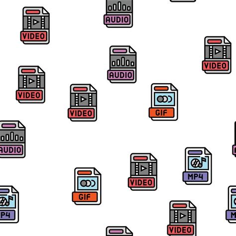 File Format Document Vector Seamless Pattern 21229695 Vector Art At Vecteezy