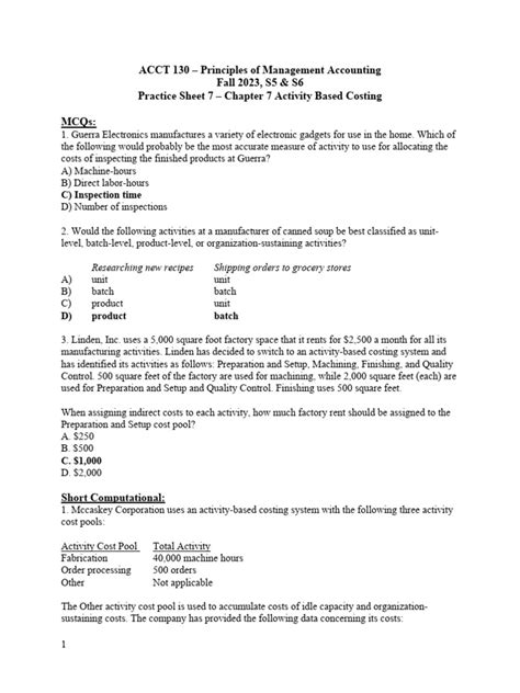 practice sheet 6 ch7 solution 1 pdf economies production and