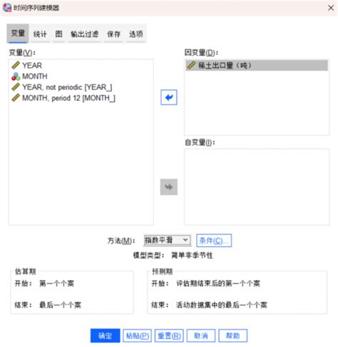 Spss指数平滑法为什么无法预测 Spss指数平滑法为什么没有数据 Ibm Spss Statistics 中文网站