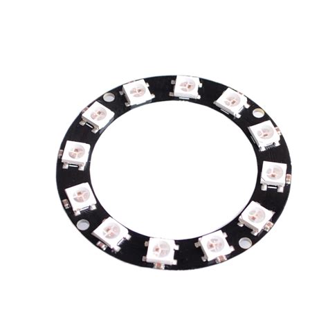 12 Bit RGB LED Ring WS2812 5050 Precise In Integrated Circuits From Electronic Components