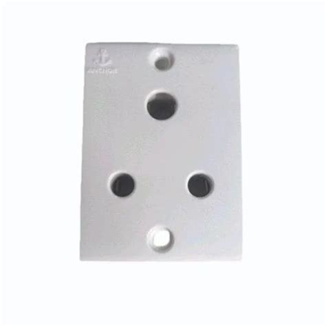 Plastic Three Pin Socket White At Piece In Faridabad ID