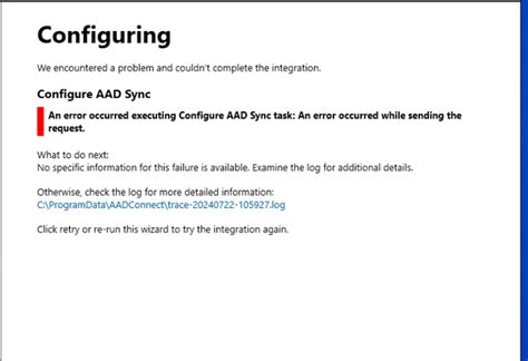 azure entra ad sync installation failing in lab environment cloud