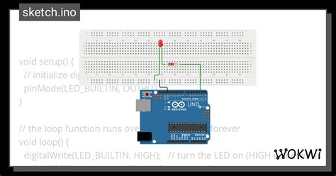Ledblink Wokwi Esp32 Stm32 Arduino Simulator