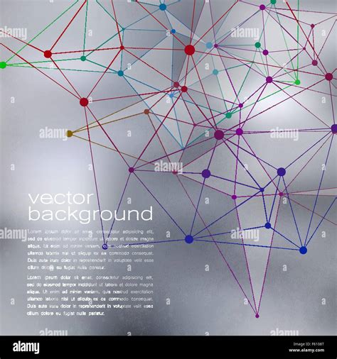 Abstract Geometric Polygonal Shape Vector Science Background