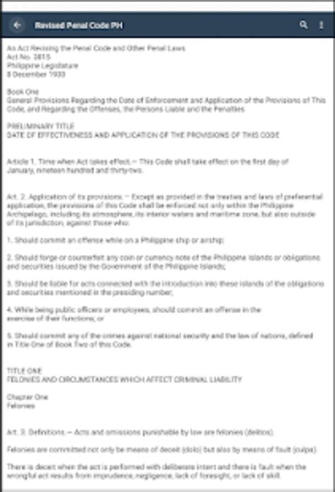 Revised Penal Code Ph Apk For Android Download
