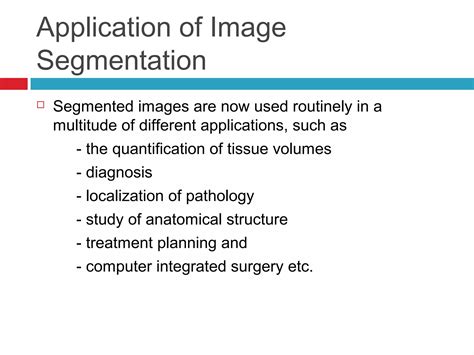 Presentation On Deformable Model For Medical Image Segmentation Ppt Photo Editing Software