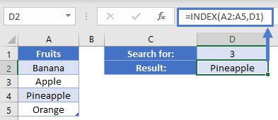Index Function Examples In Excel Vba Google Sheets Automate Excel