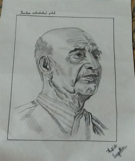 Sardar Vallabhbhai Patel Sketch