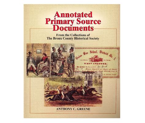 Annotated Primary Source Documents Vol I — The Bronx County