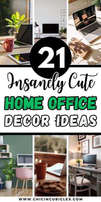 21 Insanely Cute Home Office Decor Ideas Chic In Cubicles