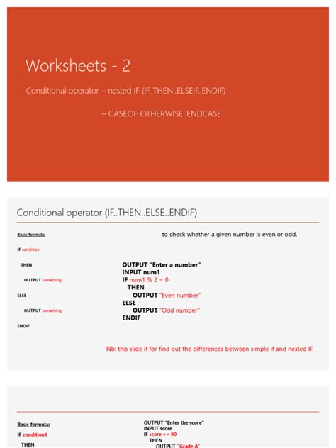 Conditional Statements Part2 Pdf