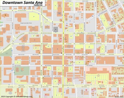 Santa Ana Map California Us Discover Santa Ana With Detailed Maps