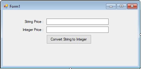 Safest Way To Convert String To An Integer In VB Net SourceCodester