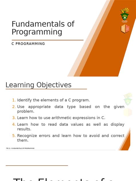 2 The C Fundamentals 1 Pdf Data Type Integer Computer Science