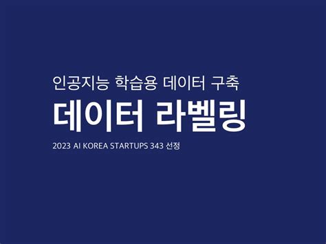 인공지능 데이터 가공라벨링 크몽