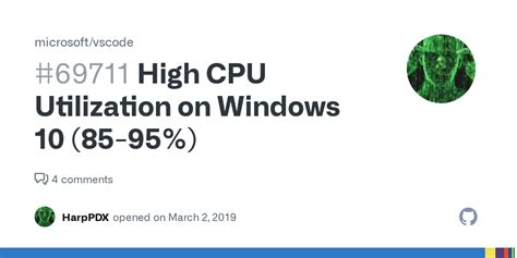 High CPU Utilization On Windows Issue Microsoft Vscode GitHub