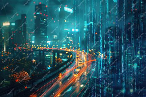 premium photo visualizing iot in smart cities with sensor networks