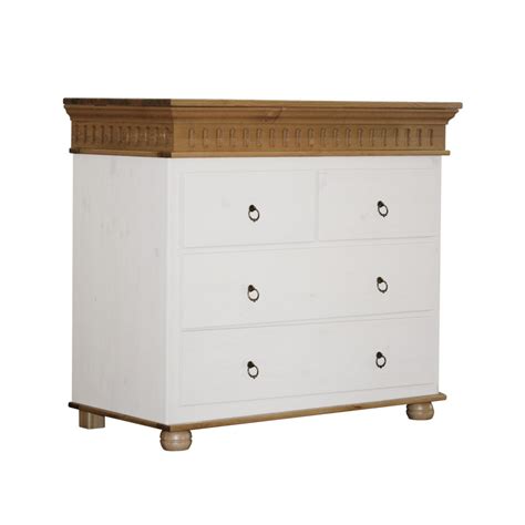 Белый комод в спальню Хельсинки-22 деревянный купить в Москве ...
