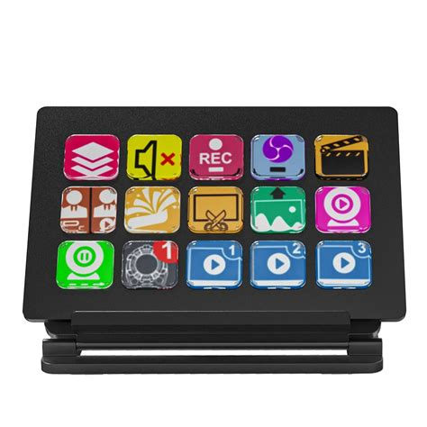 streamdeck visual keyboard consoles lcd 15keys live content creation controller custom button