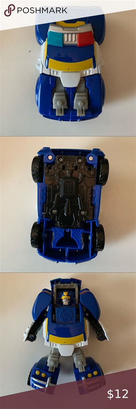 Hasbro Transformers Playskool Heroes Rescue Bots Rescan Chase The Police Bot Playskool