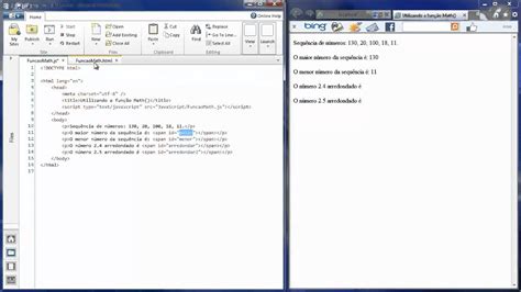 Utilizando a função Math em JavaScript YouTube