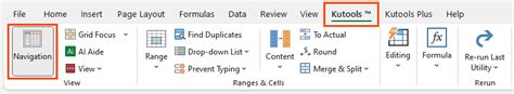 How To Show The Navigation Pane In Excel