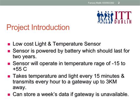 Iot Sensor Presentation Linked Ppt