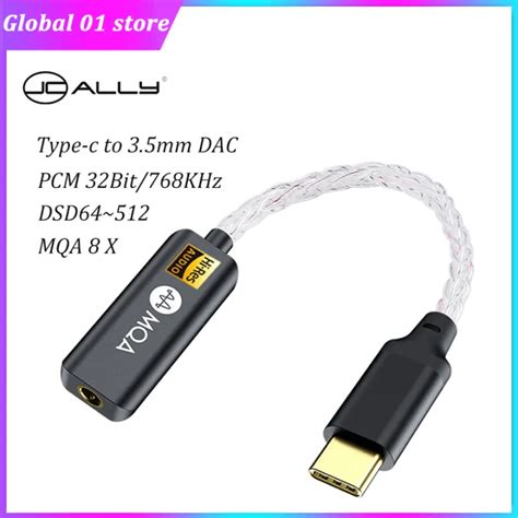 Headphone Amplifier ESS9281 DAC USB C HiFi Sound Amplifier Audio Interface 600Ω Impedance Type c