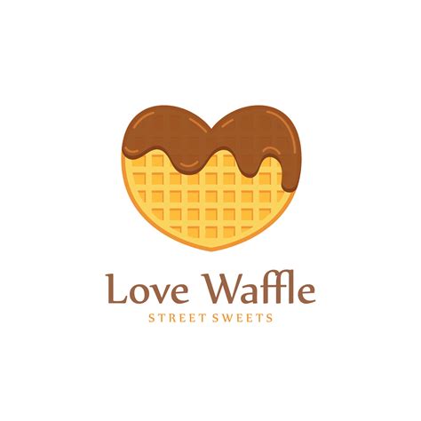 Delicious Belgian Waffle Logo Template 38338563 Vector Art At Vecteezy