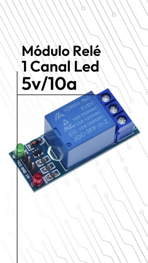 Modulo Rele Canal Led Indicador Para Arduino Pi Pic V A MercadoLivre