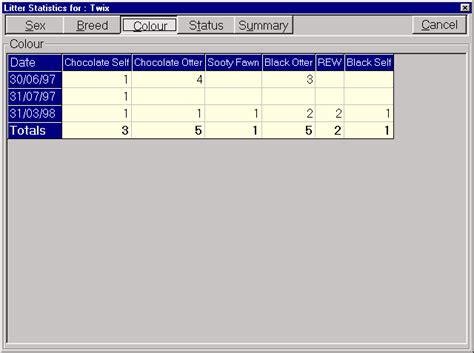 The Search Results Screen