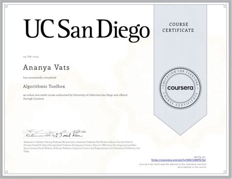 I Earned Algorithmic Toolbox Certificate Ananya Vats Posted On The Topic Linkedin
