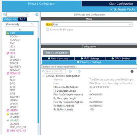 Elektronika I Programowanie Stm32h7 Stm32h753zi Lwip