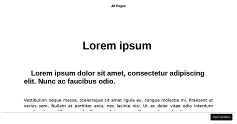 Displaying PDF Using React Forked Codesandbox