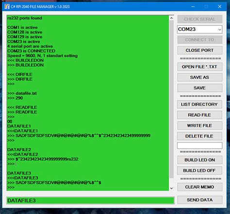 Crpi2040 Little File System Up Loader Downloader New Version