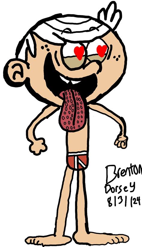 Lincoln Loud In His Underwear And His Tongue Out By Brenton1995 On