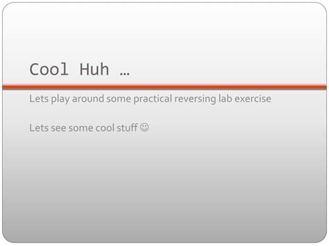 Reverse Code Engineering Ppt