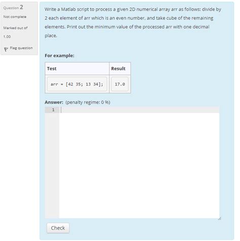 solved question 2 not complete write a matlab script to
