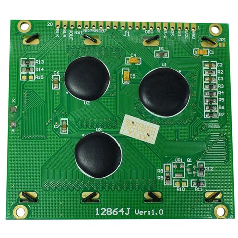 128 64 Stn Graphic Lcd Display Module Dot Matrix Type Serial Lcd