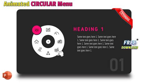 127exclusive Powerpoint Animation Tutorial Animated Circular Navigation Menu Morph