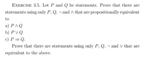Solved Let P And Q Be Statements Prove That There Are Chegg